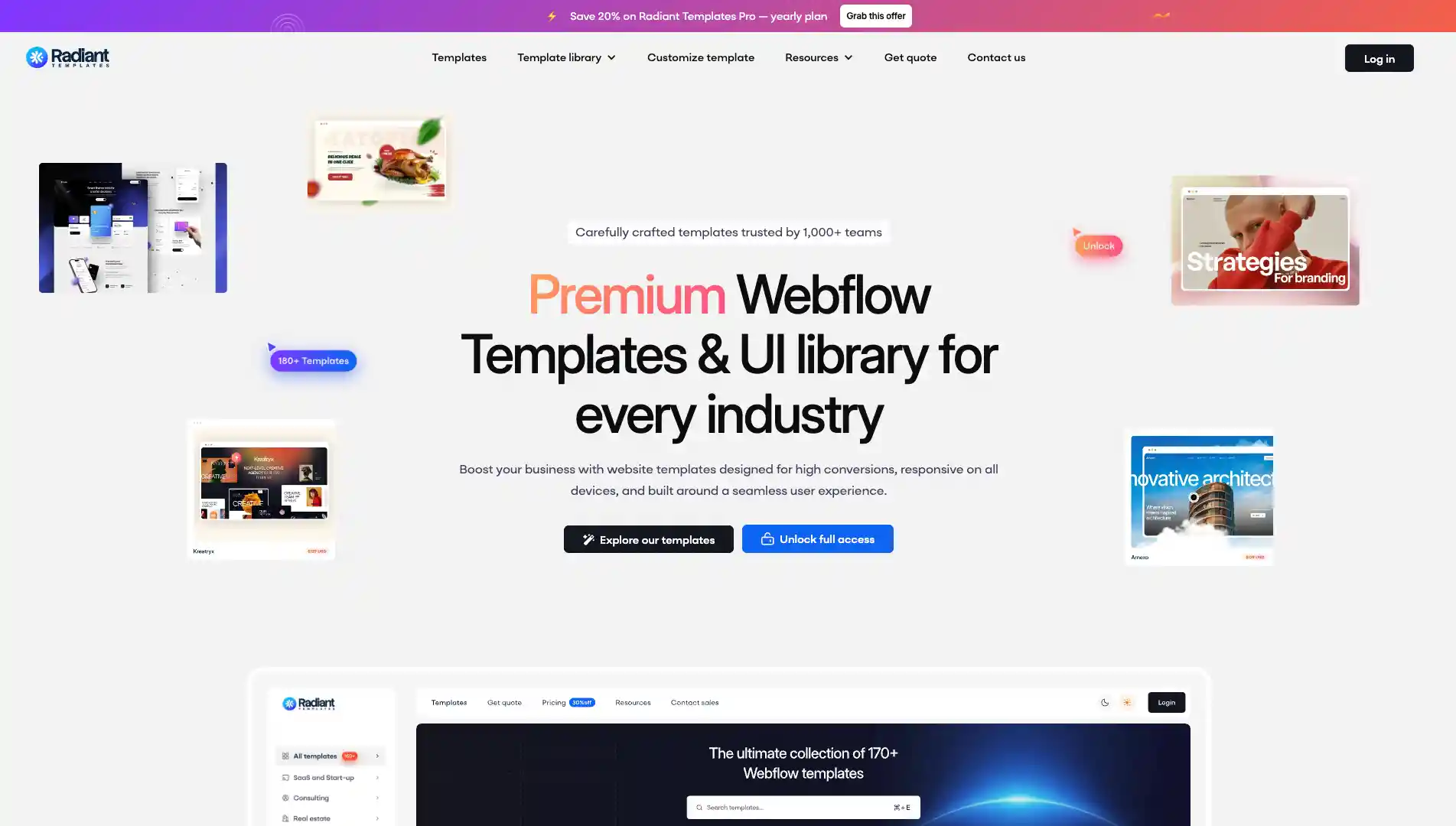Webflow Template Library: Your Easy Path to a Perfect, AI-Ready Website ...
